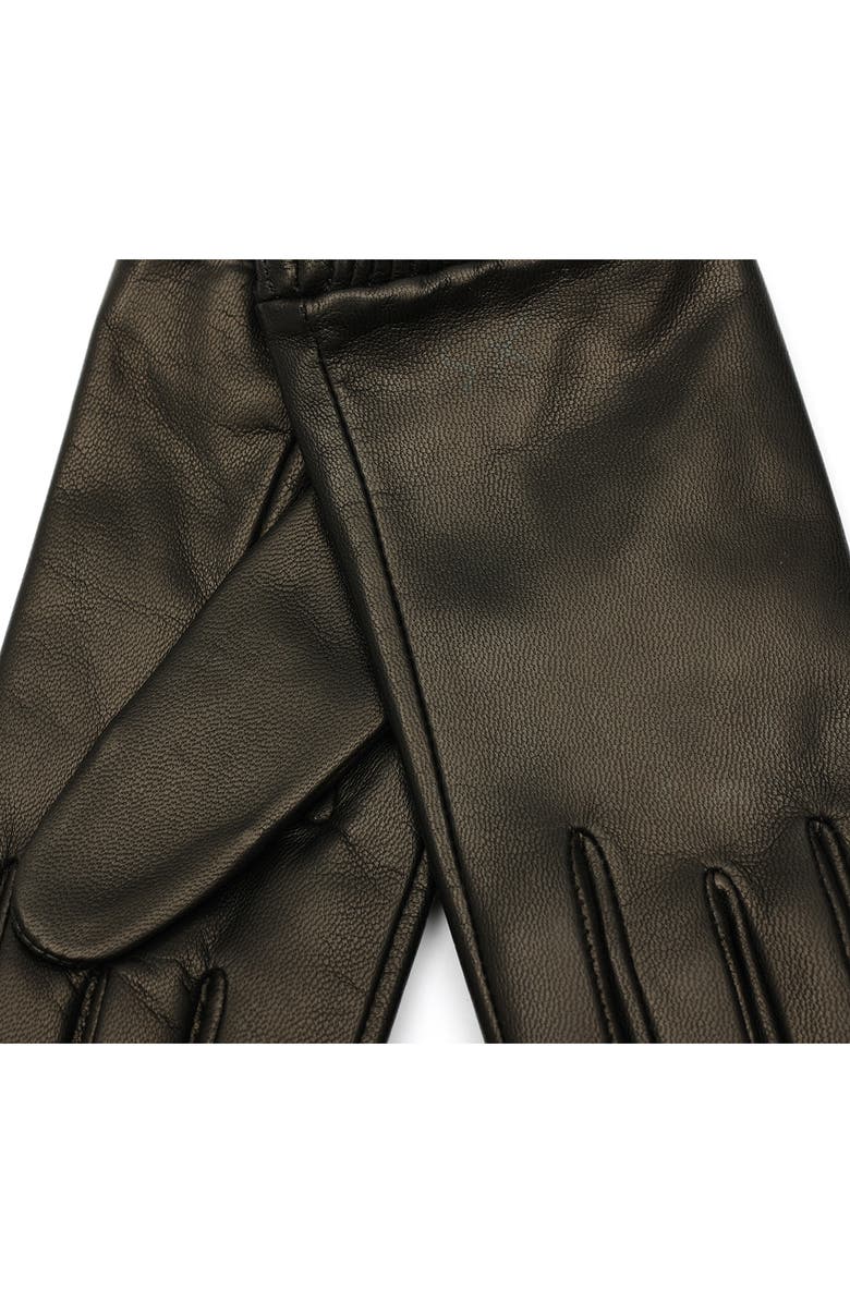 AllSaints Elastic Cuff Leather Glove | Nordstromrack