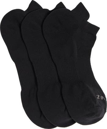 Z by Zella Performance Tab Back Ankle Socks - Pack of 3 | Nordstromrack