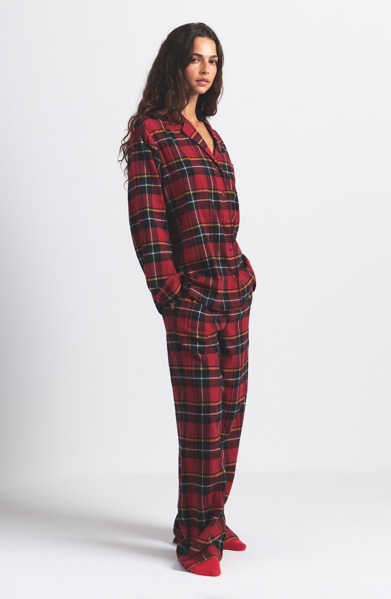 SKIMS Cotton Flannel Pajamas | Nordstromrack