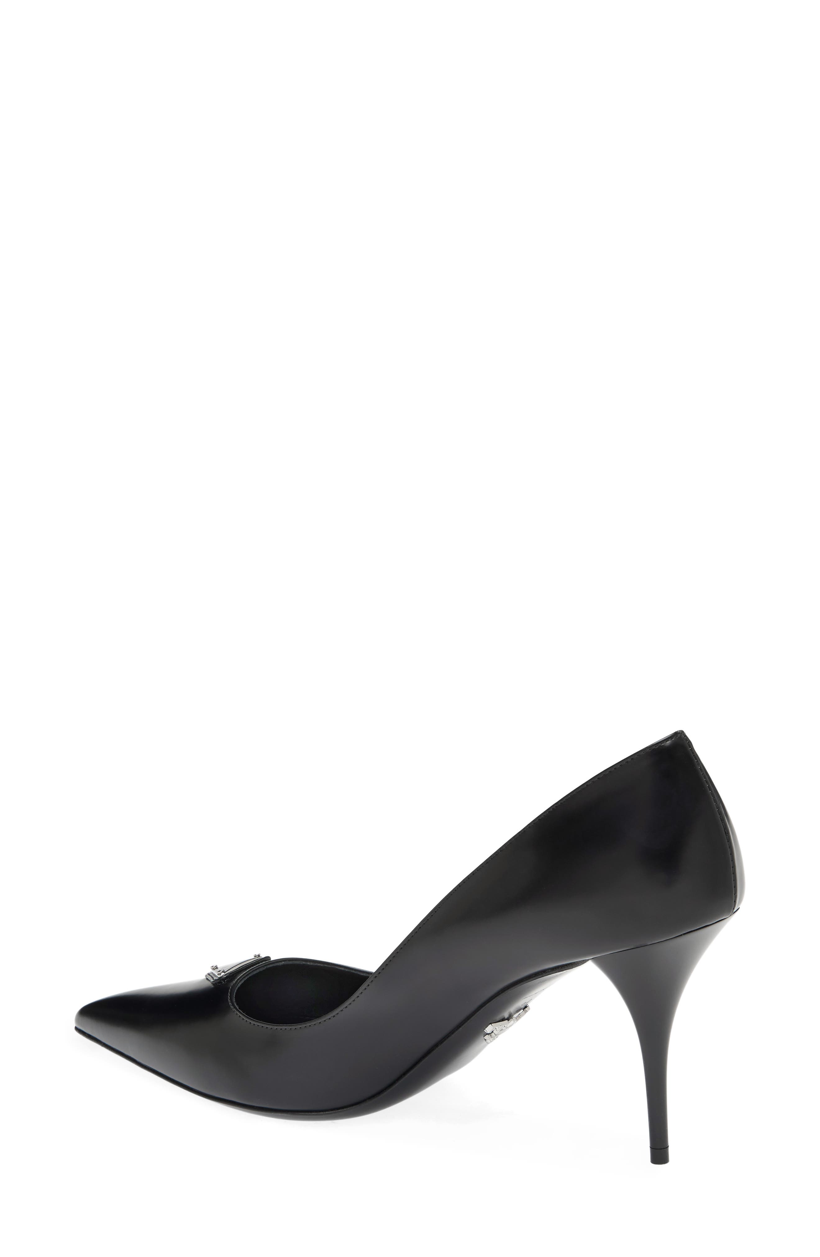 Prada Logo Pointed Toe Pump (Women) | Nordstromrack