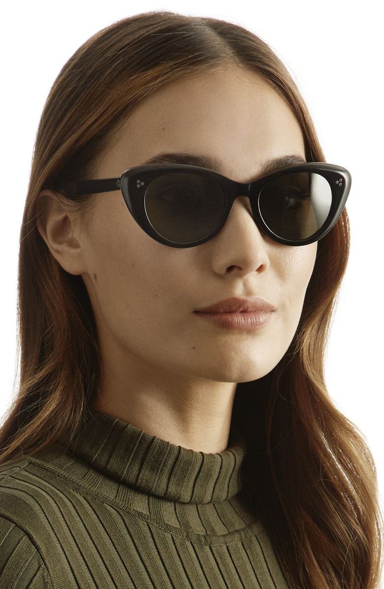 Oliver Peoples Rishell 51mm Polarized Cat Eye Sunglasses | Nordstrom