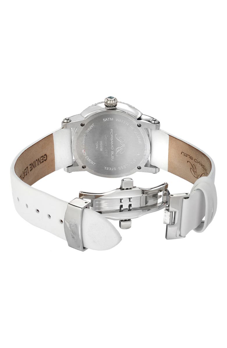 PORSAMO BLEU Women's Genevieve Topaz Stone Quartz Watch, 38mm | Nordstrom