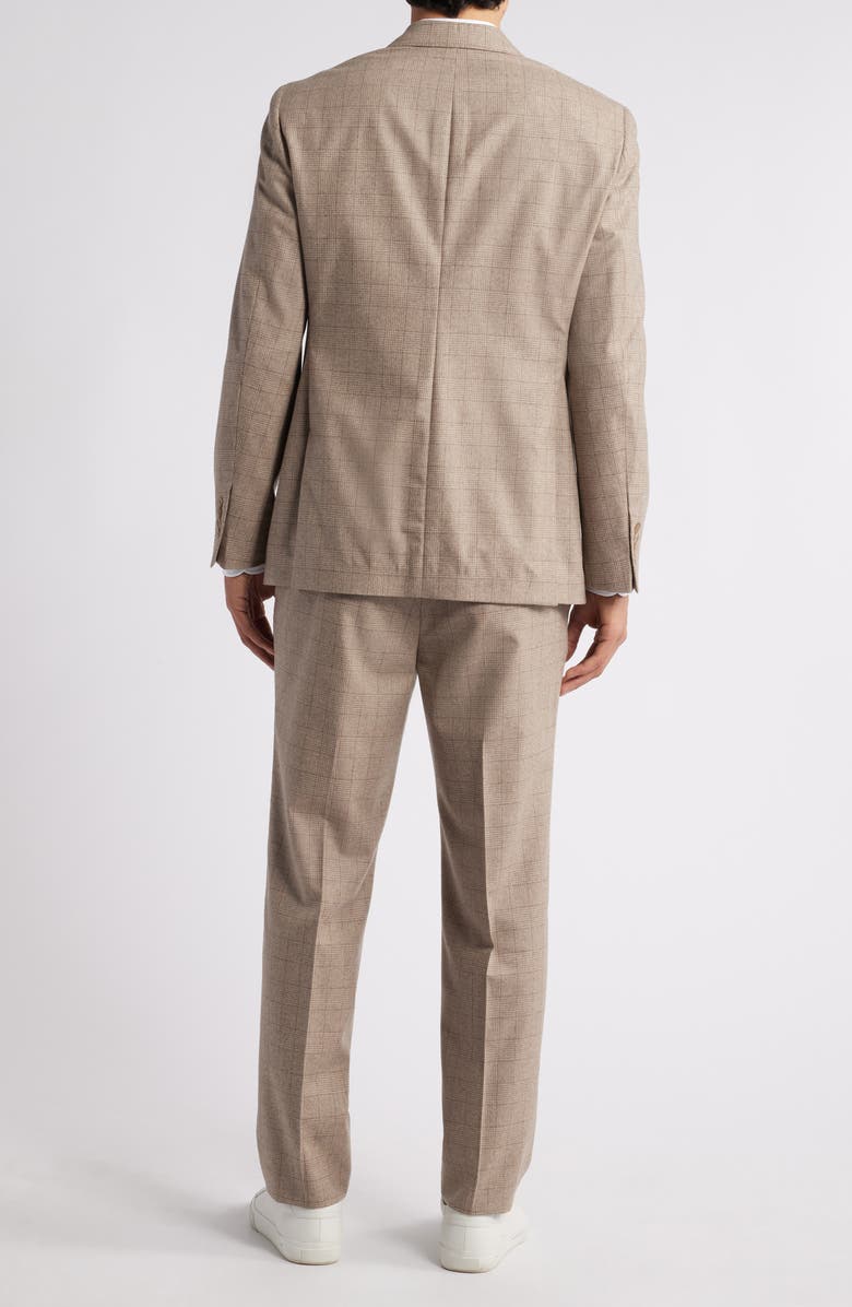 Vince Iker Slim Fit Tan Plaid Wool & Cashmere Suit | Nordstromrack