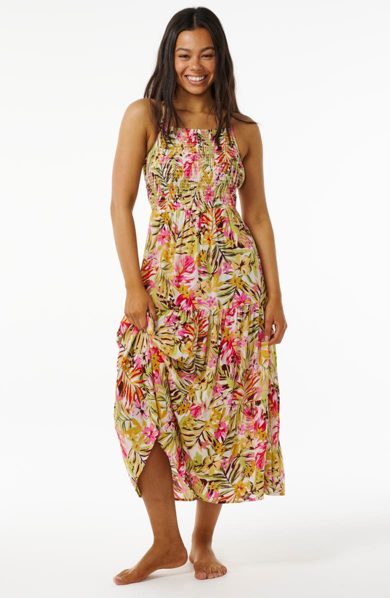 Rip Curl Copacabana Smocked Midi Sundress | Nordstromrack