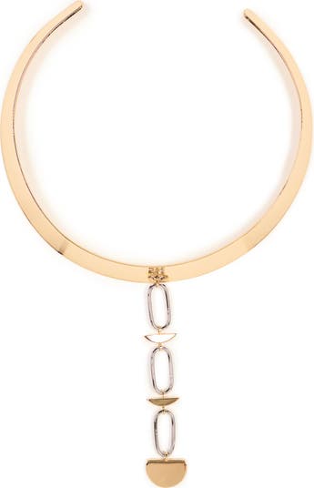 NATASHA Two-Tone Choker Necklace | Nordstromrack