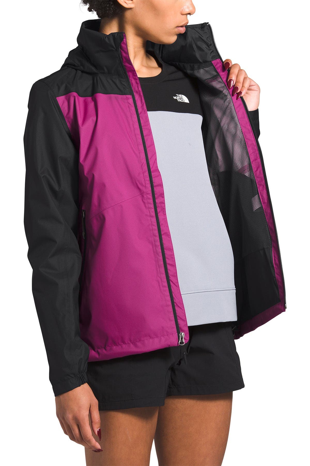 The North Face Resolve Plus Hooded Windproof Jacket | Nordstromrack