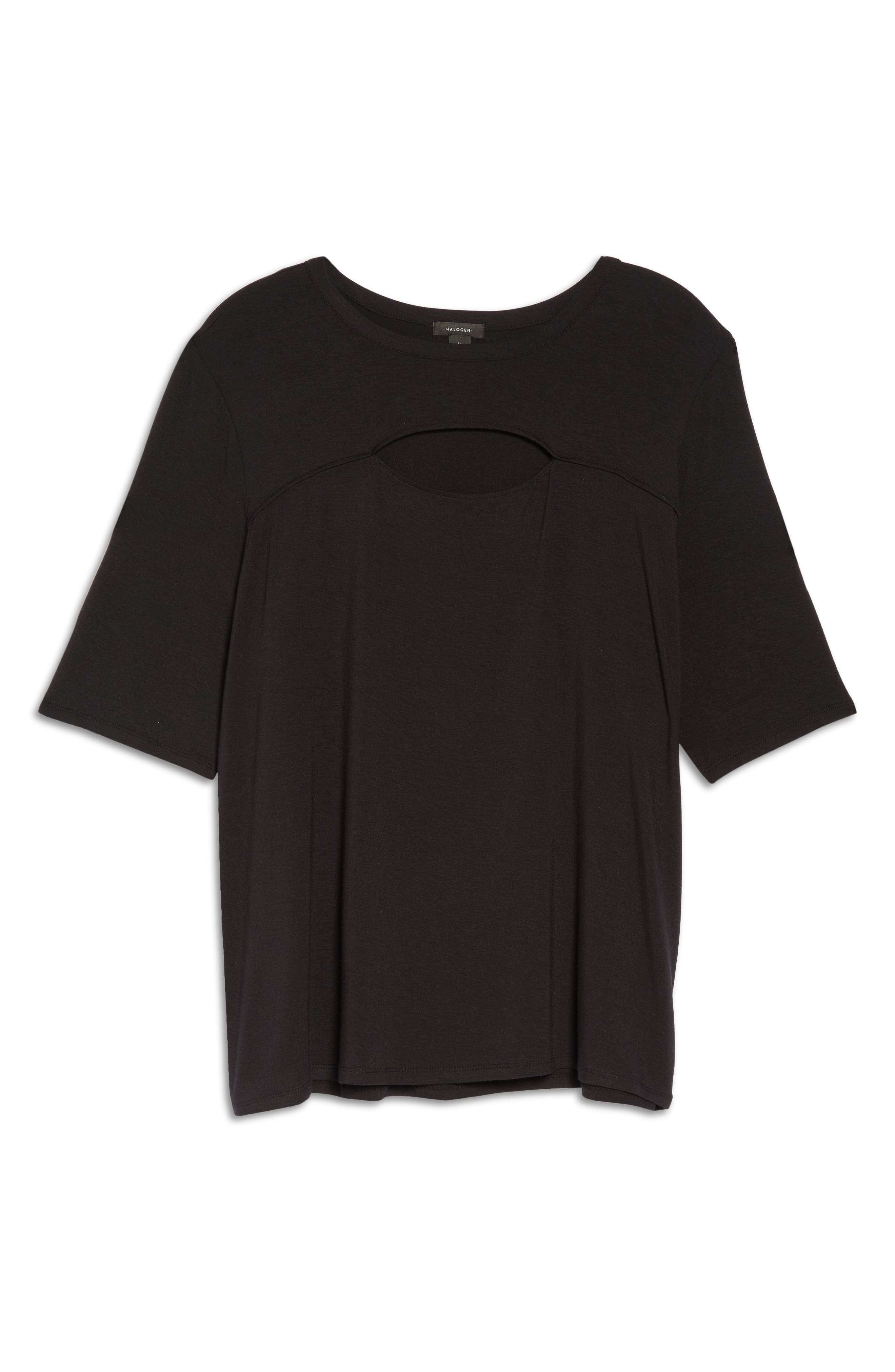 Halogen® Cutout Crewneck T-Shirt | Nordstromrack