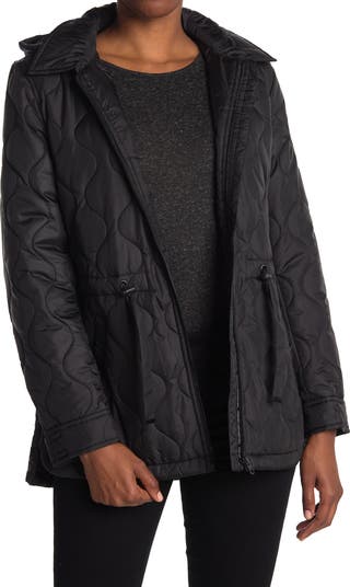 French Connection Quilted Drawstring Waist Anorak Jacket | Nordstromrack