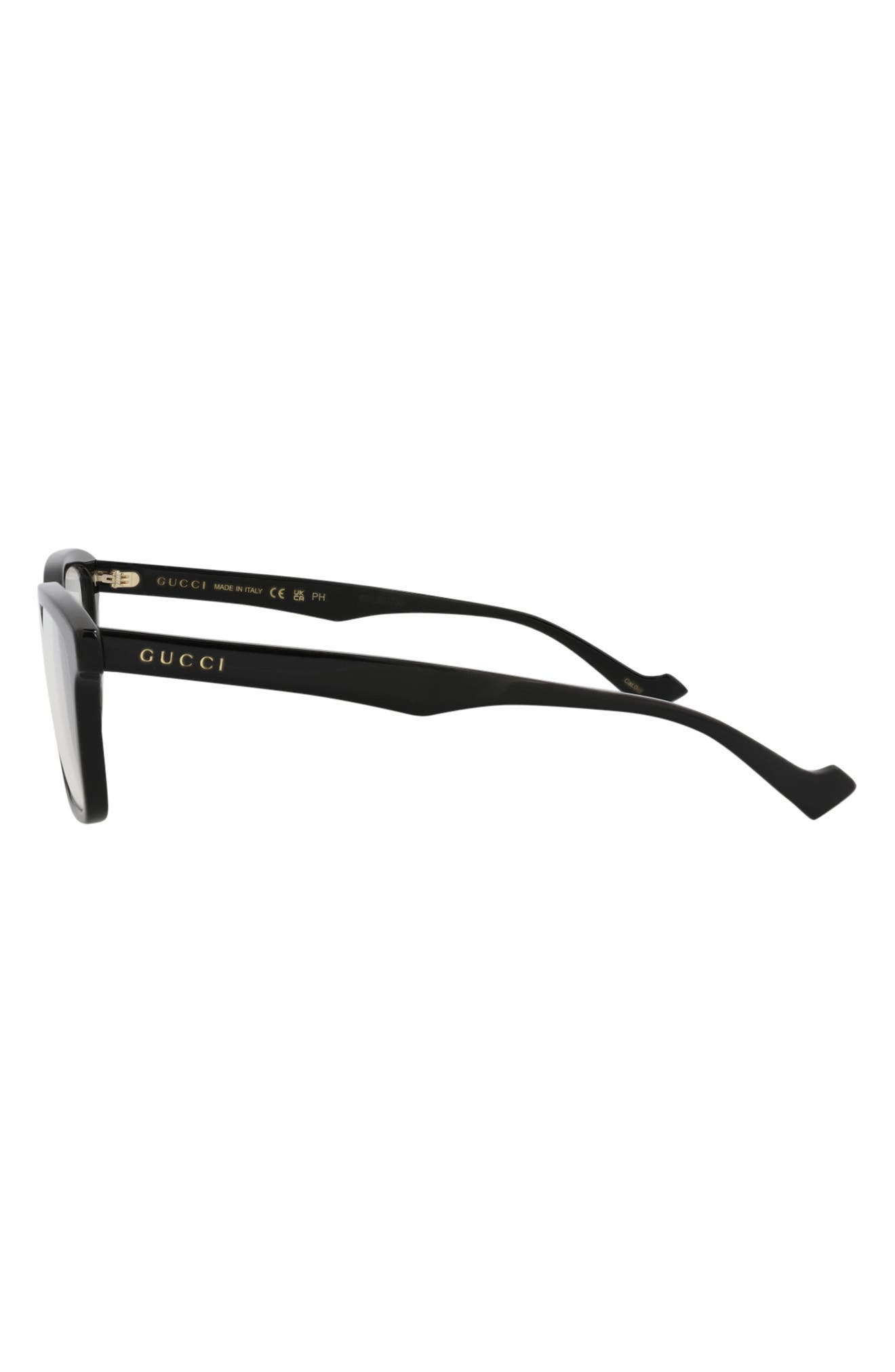 Gucci 55mm Rectangular Optical Glasses | Nordstromrack