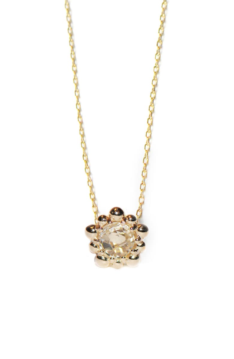 Anzie Dew Drop White Topaz Pendant Necklace | Nordstromrack