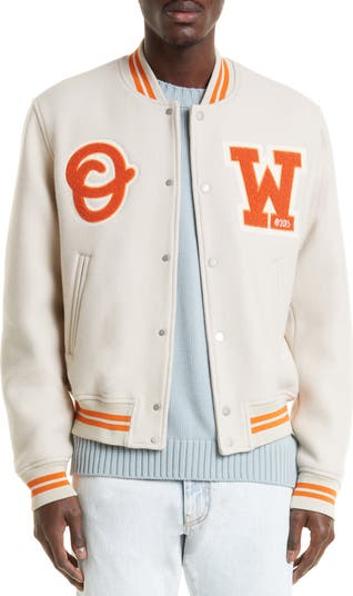Off-White OW Patch Varsity Bomber Jacket | Nordstrom