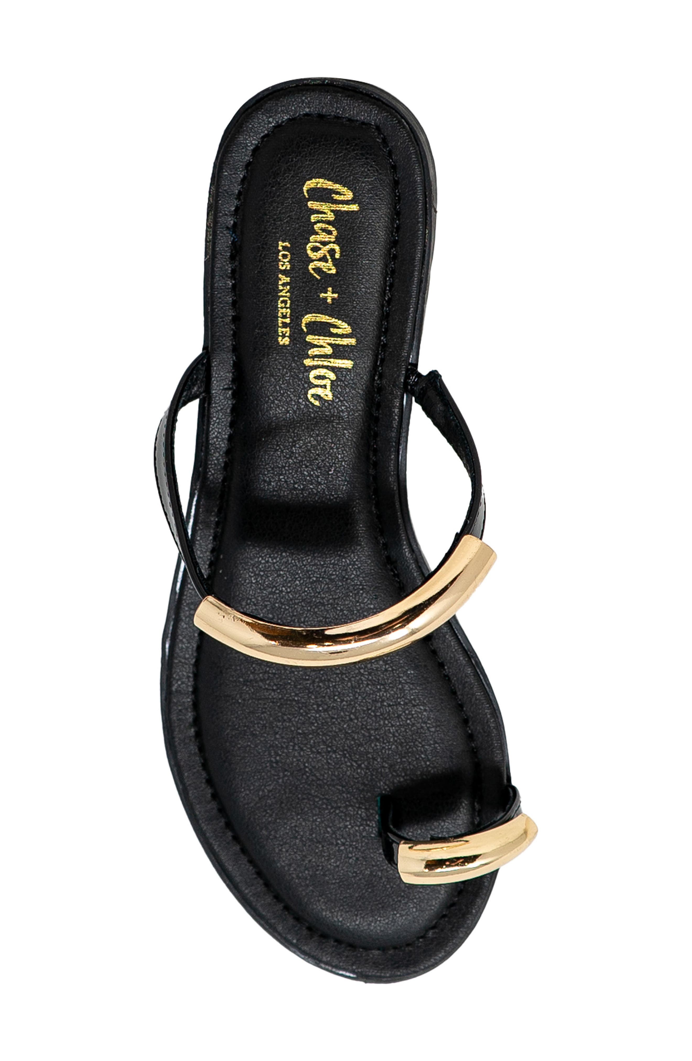 CHASE AND CHLOE Jexley Slide Sandal (Women) | Nordstromrack