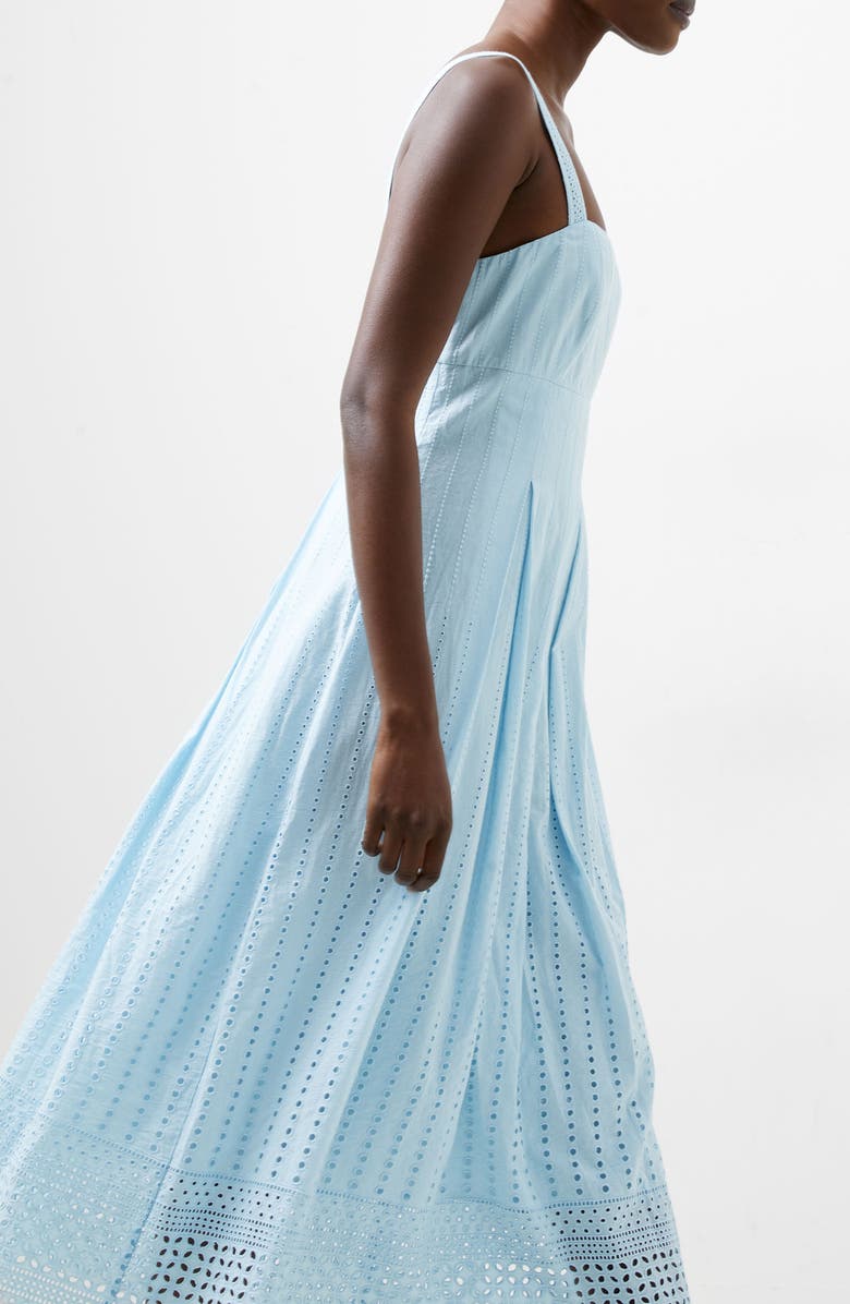 French Connection Abana Biton Broderie Midi Sundress | Nordstromrack