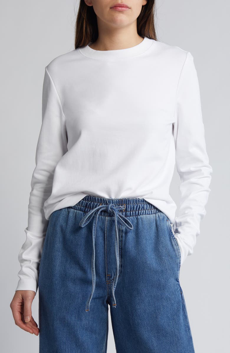 COS Long Sleeve Cotton T-Shirt | Nordstromrack