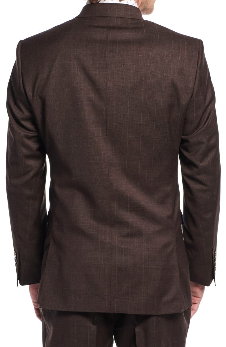 Strong Suit by Ilaria Urbinati Hank Slim Fit Three-Piece Plaid Wool ...