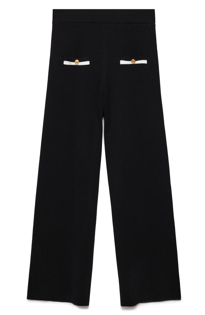 MANGO Wide Leg Knit Pants | Nordstrom