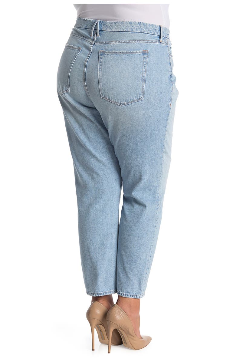 Good American Good Legs Vintage Button Front Cropped Skinny Jeans ...