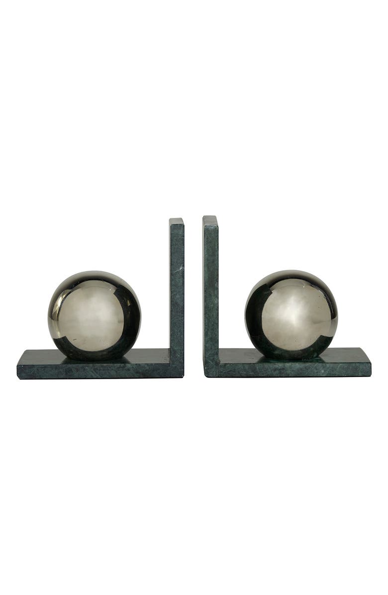 COSMO BY COSMOPOLITAN Silver Marble Orb Bookends | Nordstromrack
