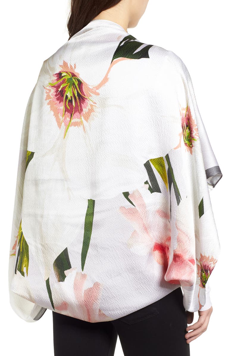 Ted Baker London Chatsworth Bloom Silk Cape Scarf | Nordstromrack