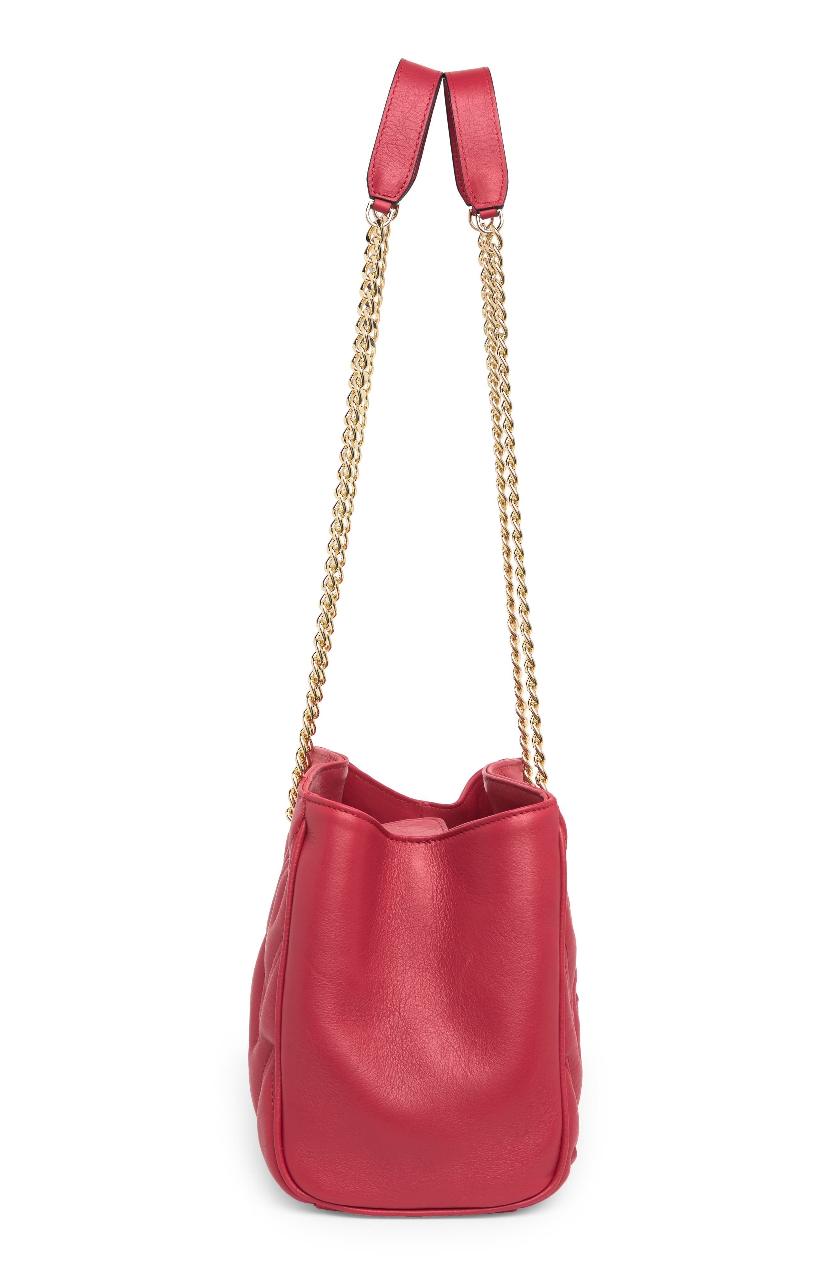 VALENTINO BY MARIO VALENTINO Angelina Studded Quilted Leather Shoulder ...