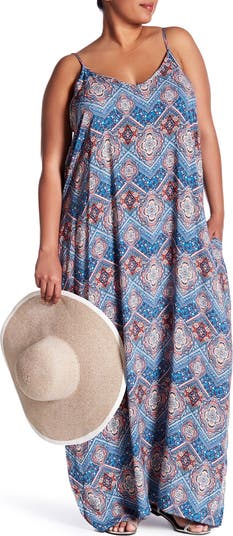 Love on a Hanger Sleeveless Printed Maxi Dress | Nordstromrack