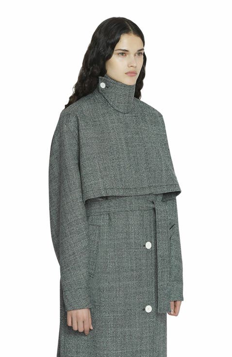 Women's Trench Wool & Wool-Blend Coats | Nordstrom
