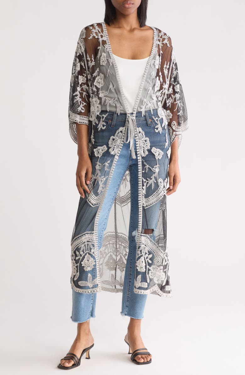 Vince Camuto Floral Lace Topper | Nordstromrack