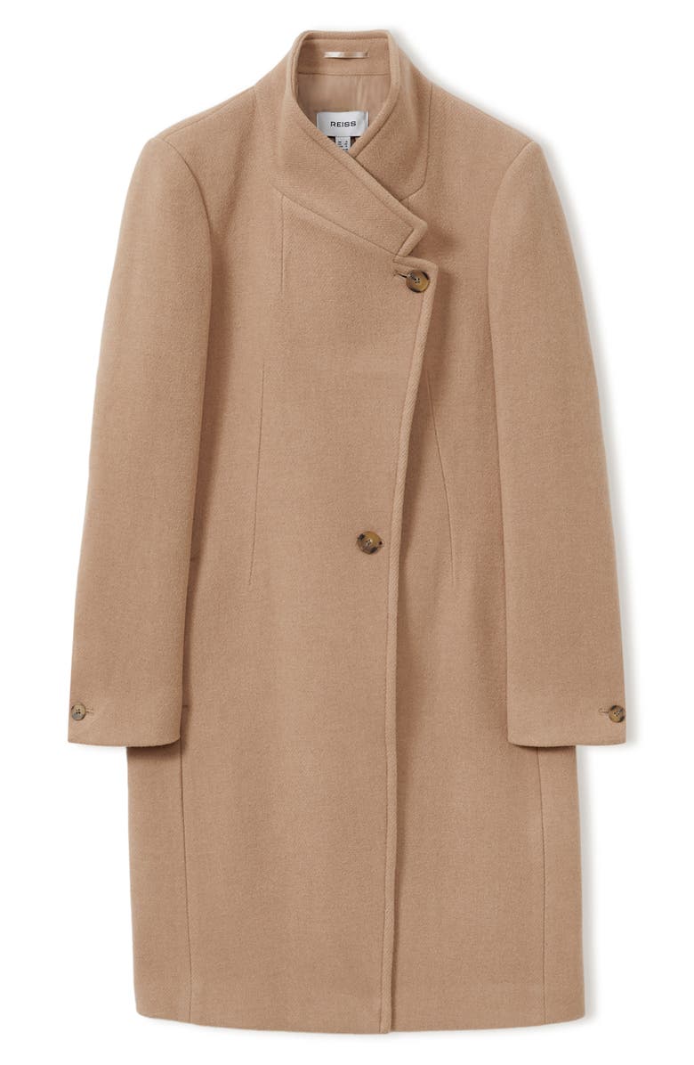 Reiss Maude Double Breasted Wool Blend Coat | Nordstromrack