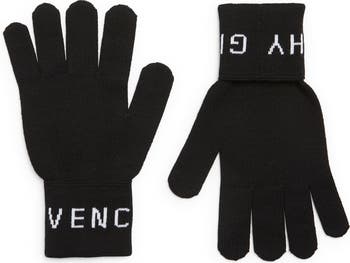 Givenchy Branded Cuff Wool Gloves | Nordstromrack