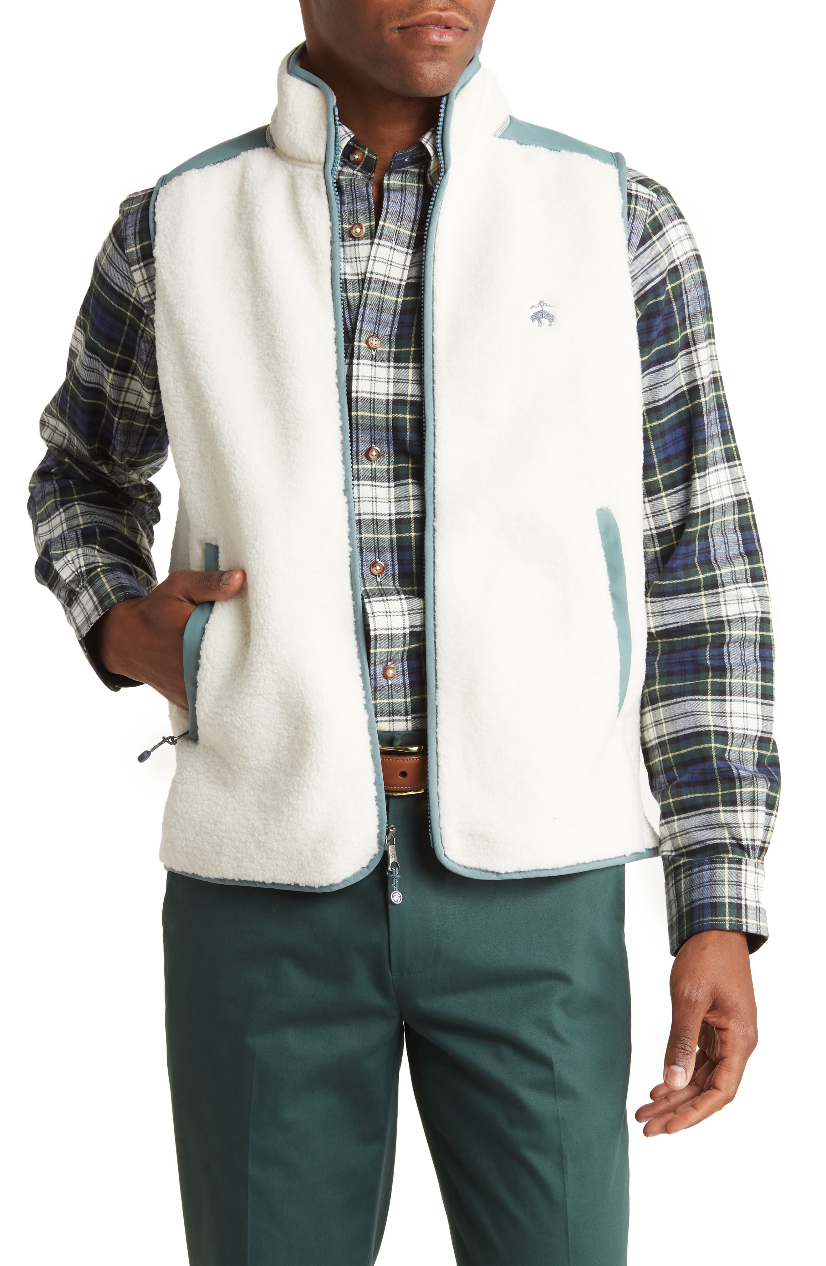 Brooks Brothers Teddy Fleece Vest | Nordstromrack