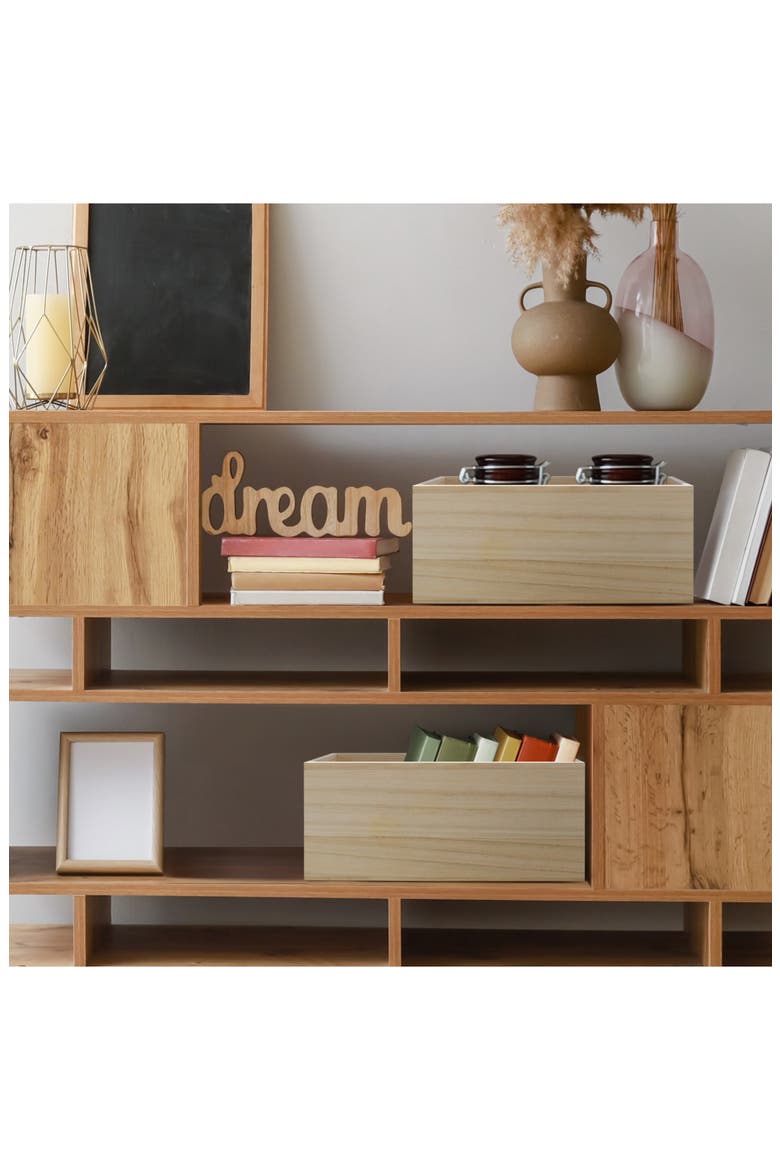 Set of 2 Wooden Organizing Crates | Nordstromrack