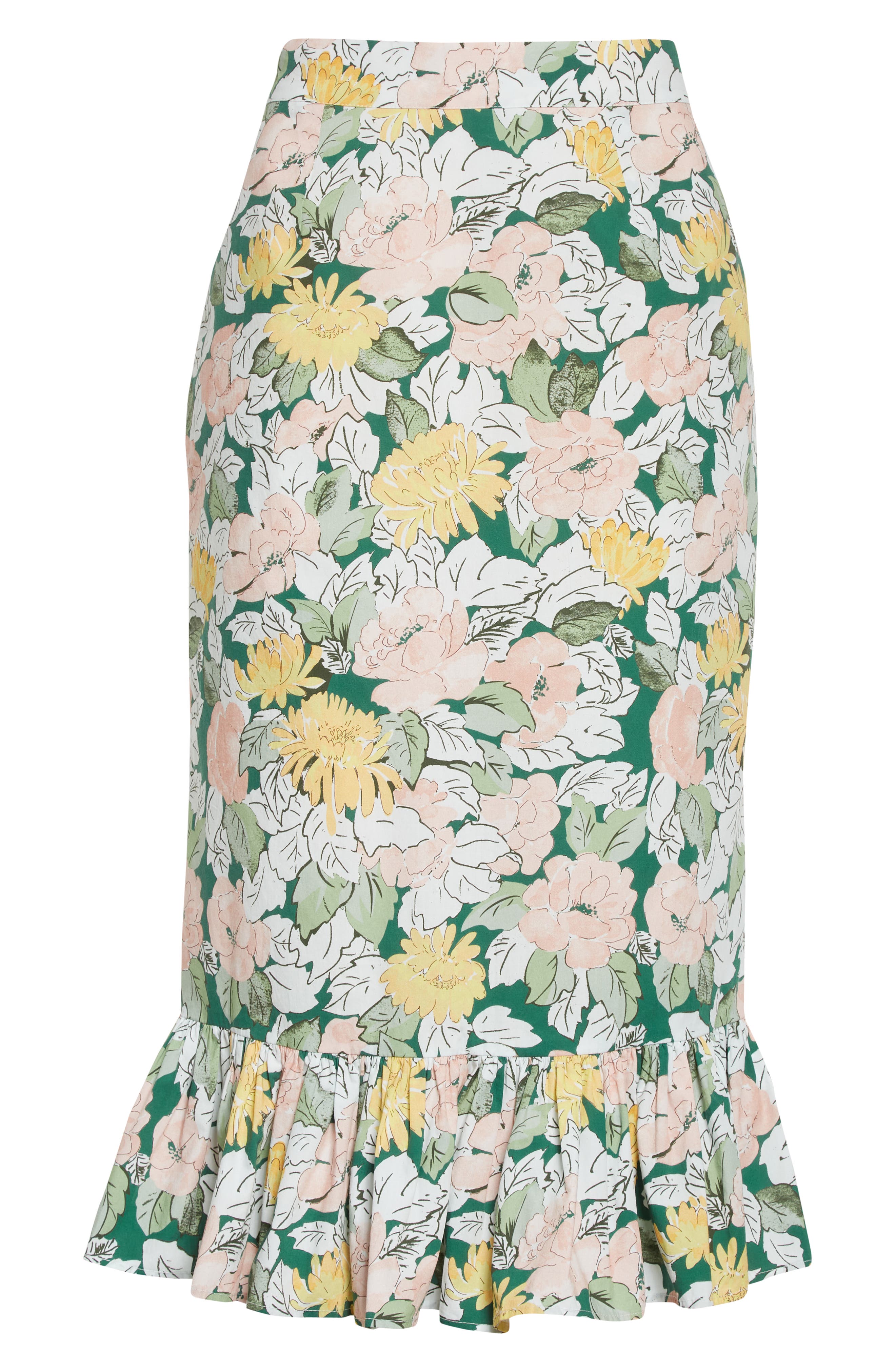 byTiMo Floral Cotton Skirt | Nordstromrack