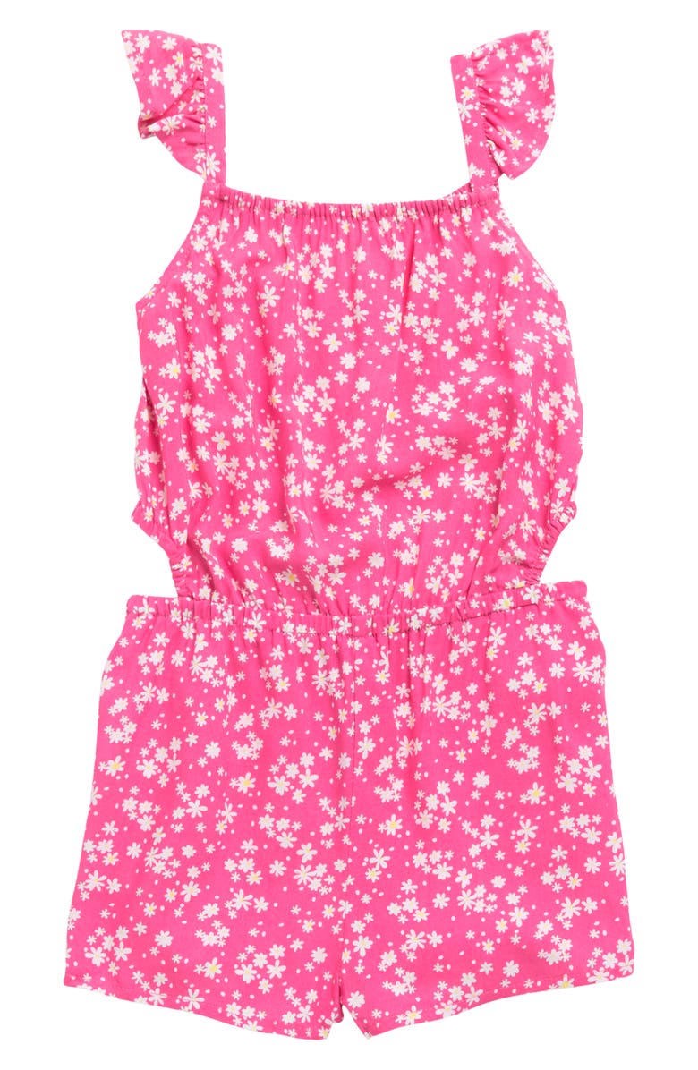 Design History Kids' Pink Floral Print Romper | Nordstromrack