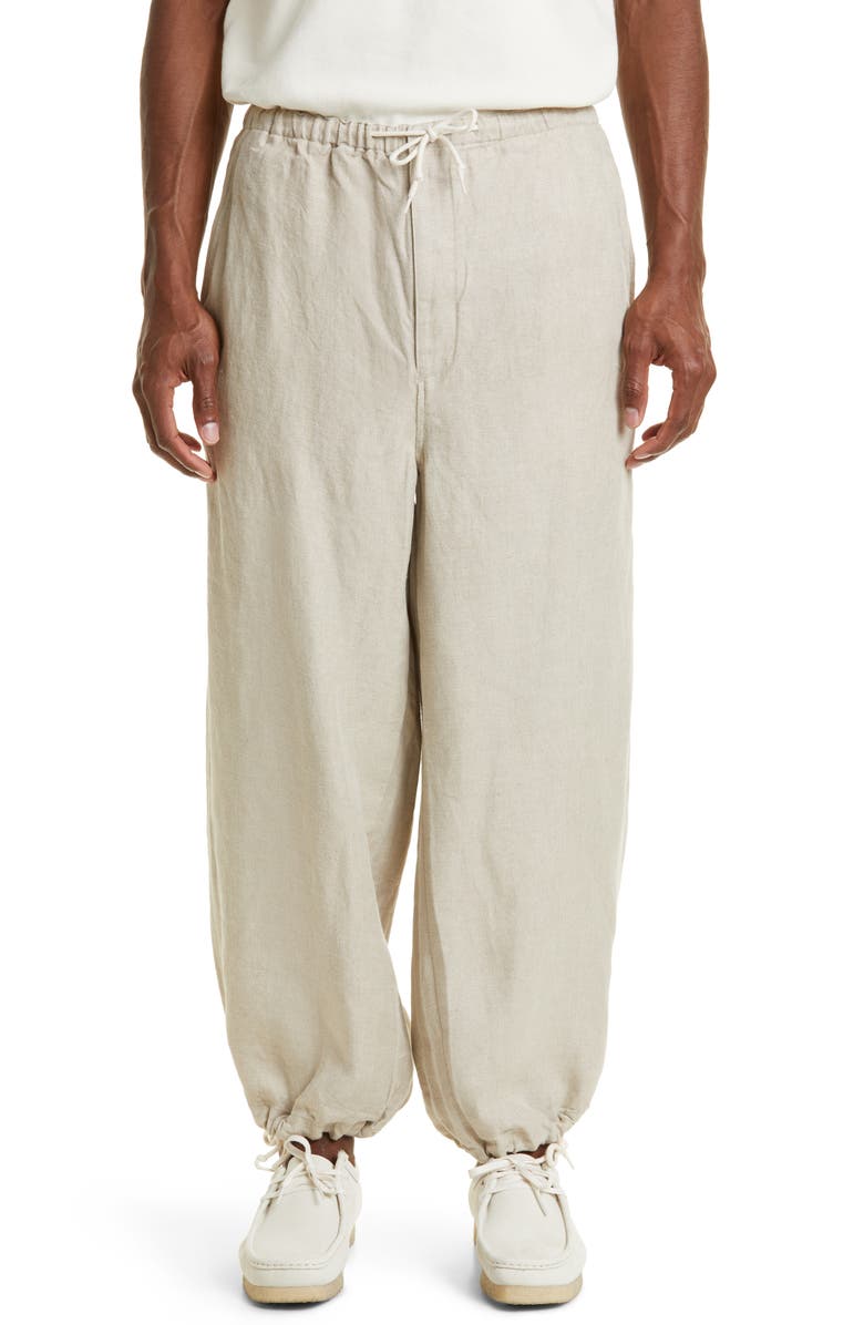 BEAMS Easy Linen Herringbone Pants | Nordstromrack