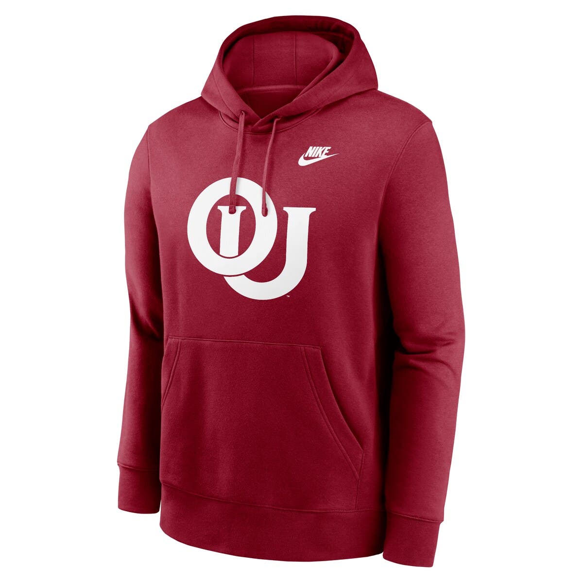 Nike Men's Nike Crimson Oklahoma Sooners Legacy Logo Club Fleece ...