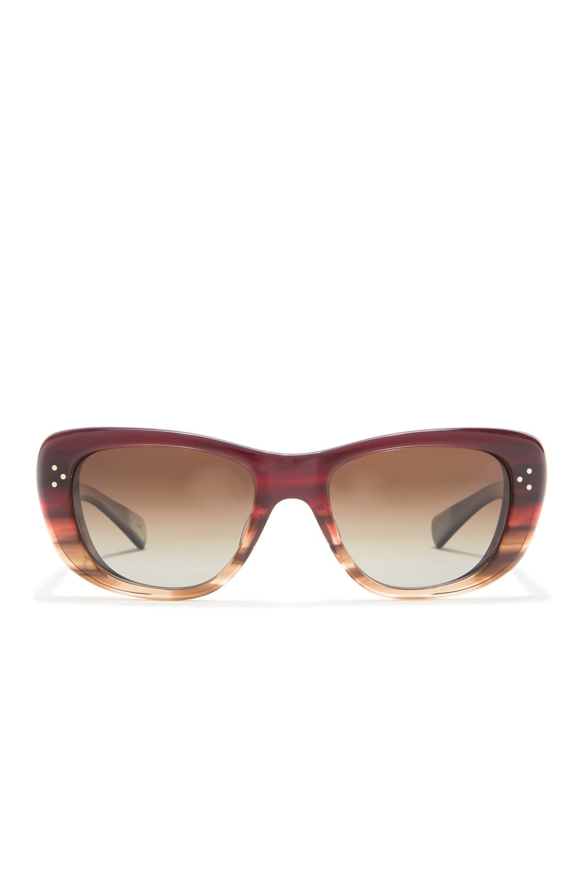 SALT. Grace Polarized 53mm Rectangular Cat Eye Sunglasses | Nordstromrack