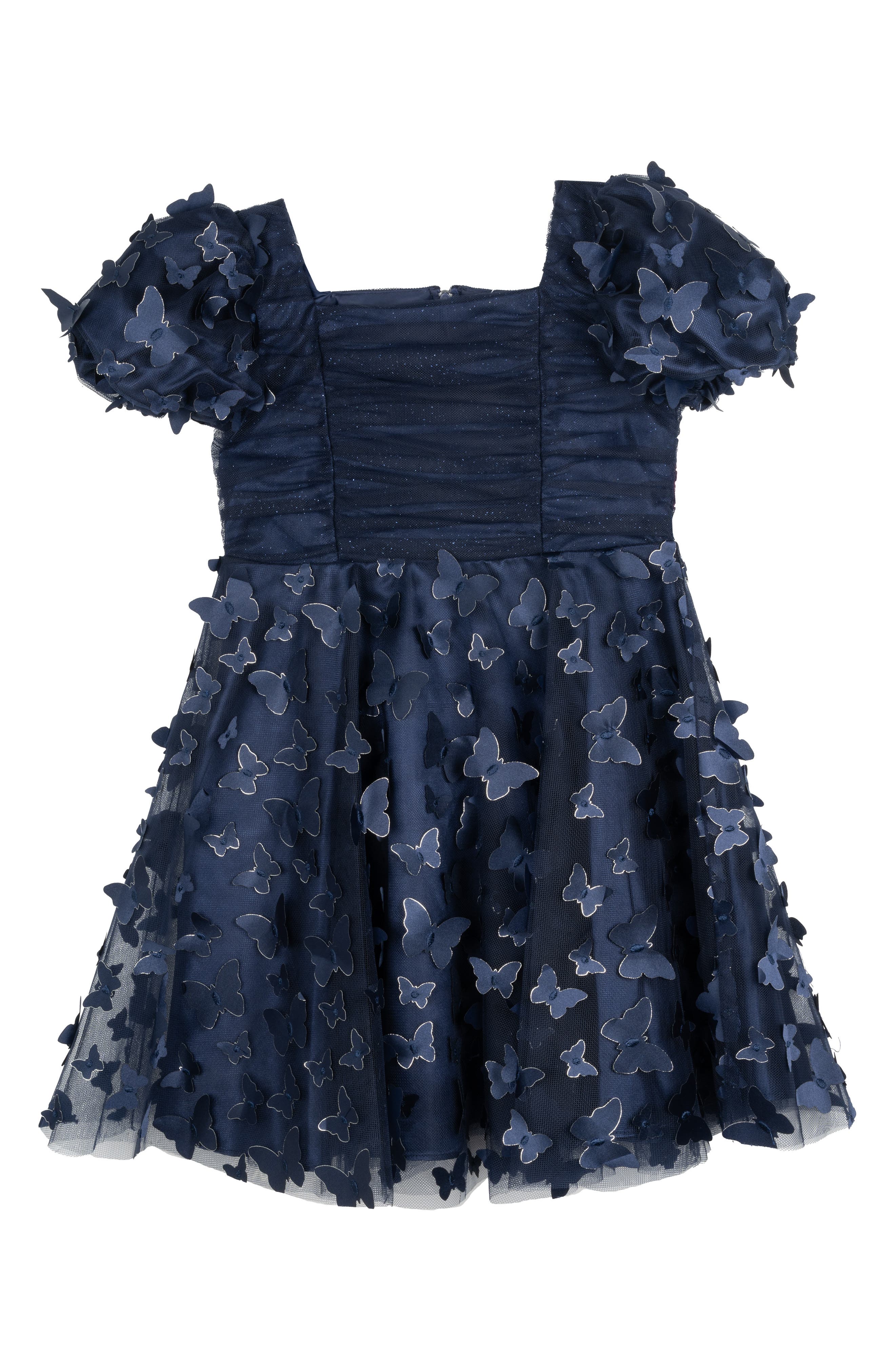 Rare Editions Kids' 3D Butterfly Mesh Dress | Nordstromrack