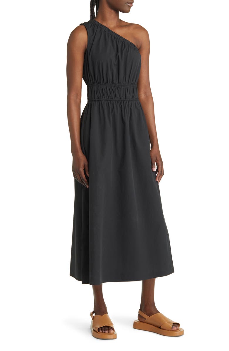 Rails Selani One-Shoulder Cotton Poplin Dress | Nordstromrack