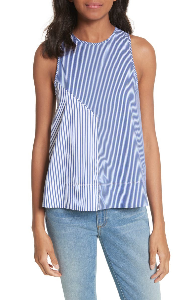 Tibi Colorblock Stripe Tank | Nordstrom