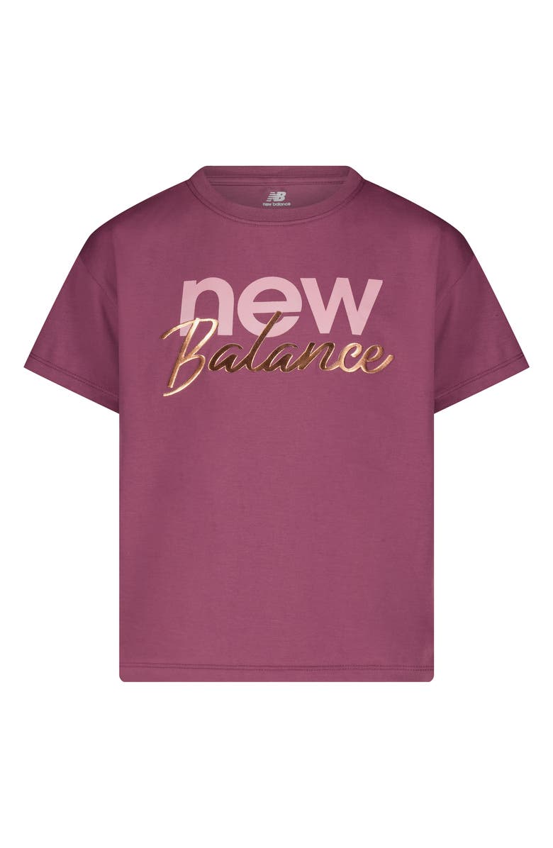 New Balance Kids' Logo Pullover Hoodie, T-Shirt & Joggers Set ...