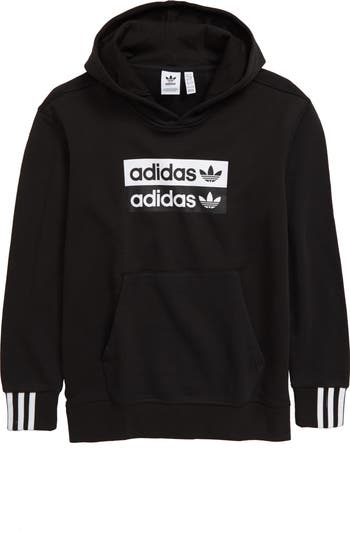 adidas Originals adidas V-Ocal Fleece Pullover Hoodie | Nordstrom