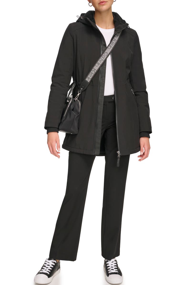 Calvin Klein High Pile Fleece Lined Softshell Jacket | Nordstromrack