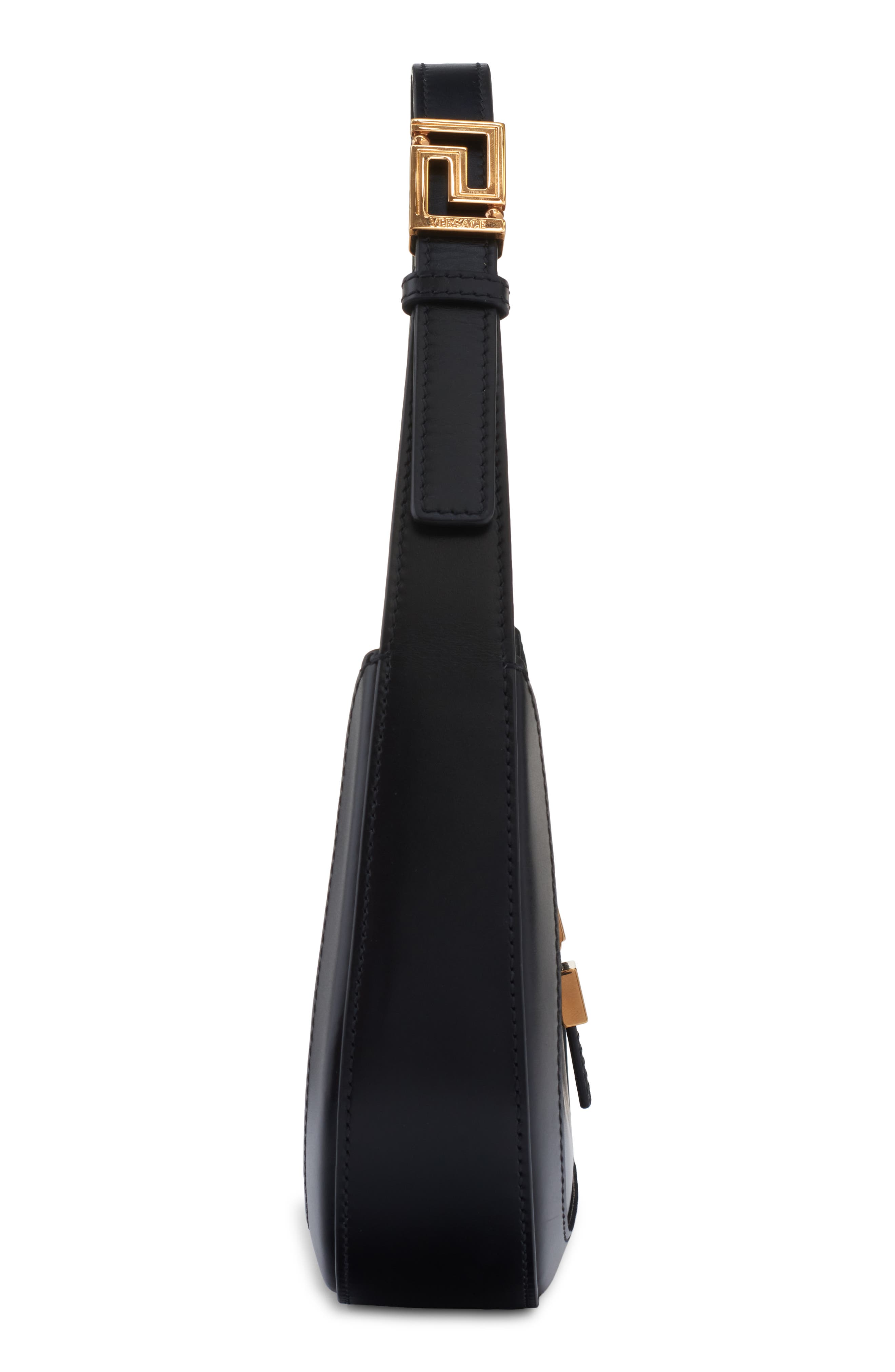 Versace Small Greca Leather Hobo Bag | Nordstromrack