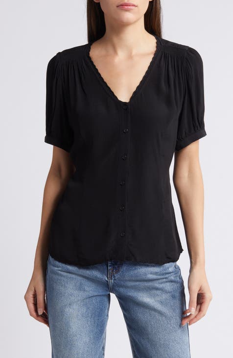 Women's Short Sleeve Blouses | Nordstrom