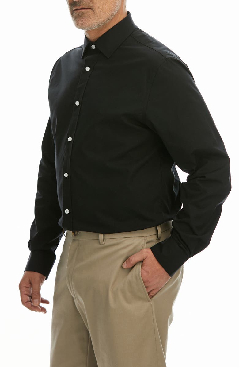 HAGGAR Classic Fit Stretch Cotton Performance Dress Shirt | Nordstromrack