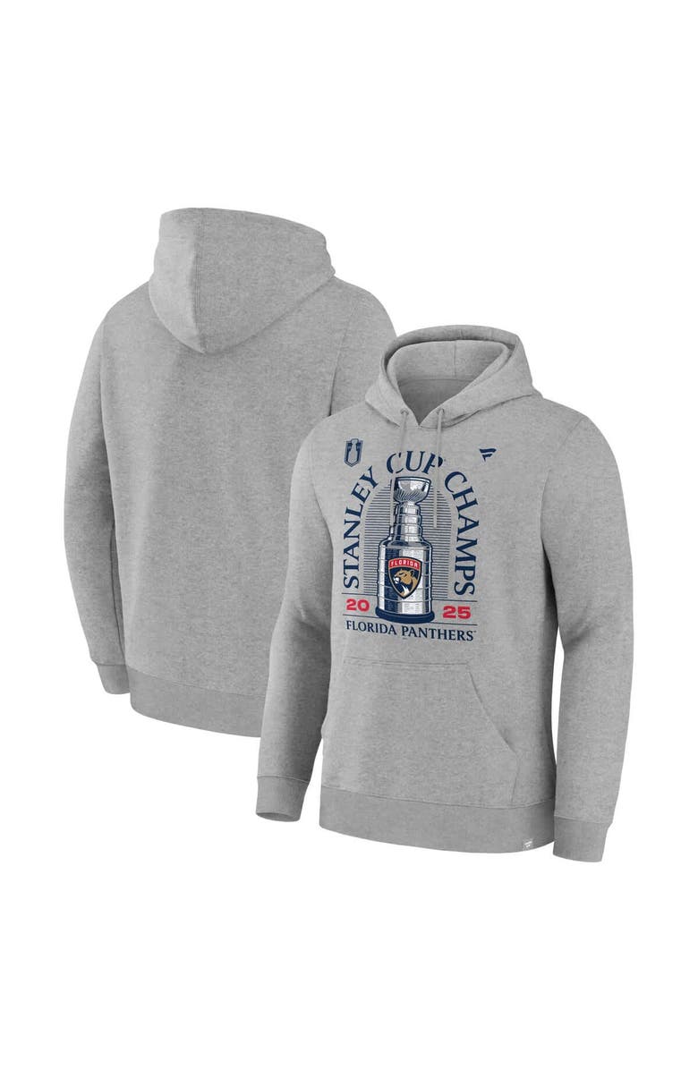 FANATICS Men's Fanatics Heather Gray Florida Panthers 2025 Stanley Cup ...