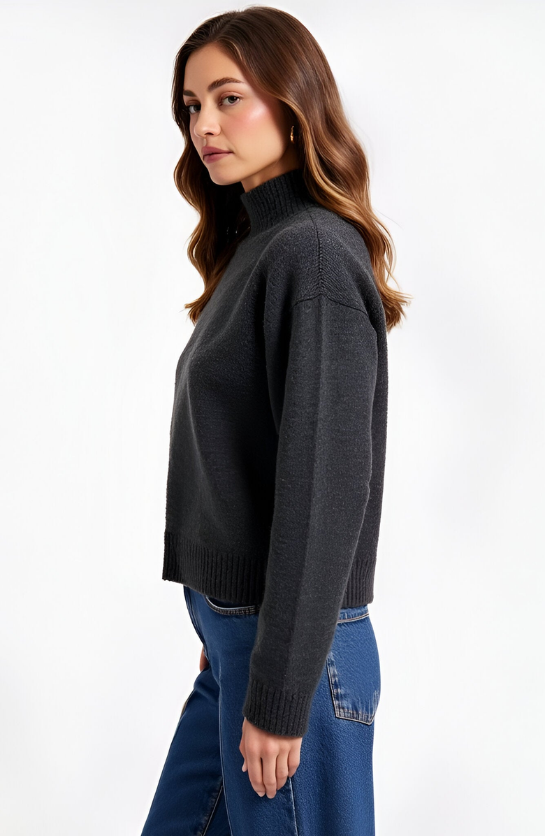 Modenaire Faux Leather A-Line Skirt with Front Button and Belt Loops ...