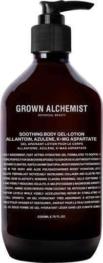 GROWN ALCHEMIST Soothing Body Gel-Lotion - Allantoin, Azulene, K+Mg ...