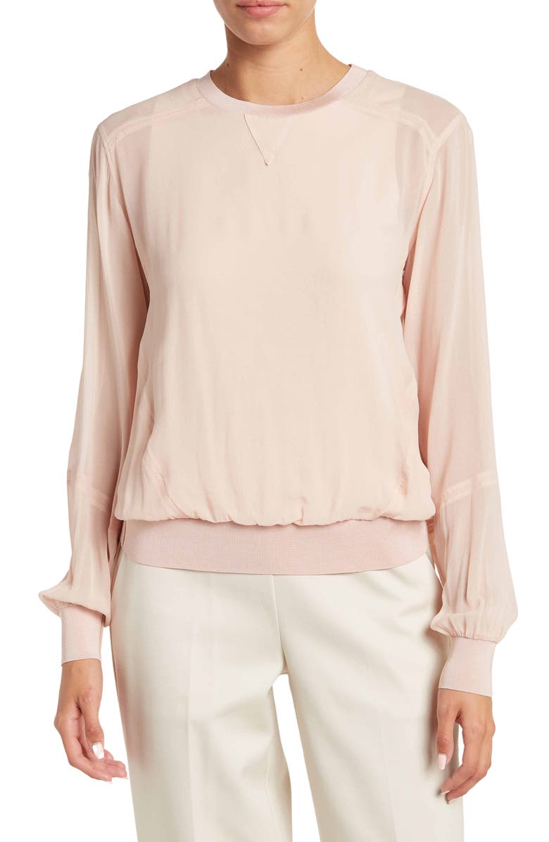Reiss Marlena Balloon Sleeve Crewneck | Nordstromrack