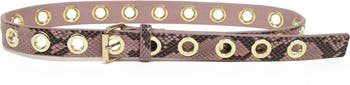 B-Low the Belt Yas Snakeskin Embossed Leather Belt | Nordstromrack
